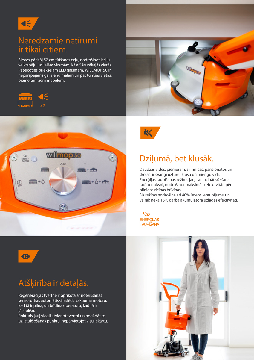 Profesionālie uzkopšanas līdzekļi, inventārs un tehnika | SIA BG